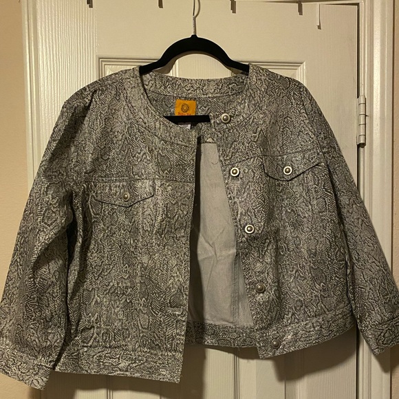 Ruby Rd. | Jackets & Coats | Snake Skin Jacket | Poshmark